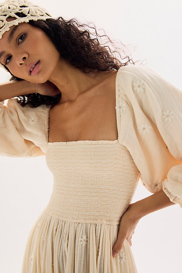 FREE PEOPLE Dahlia Embroidered Maxi Dress